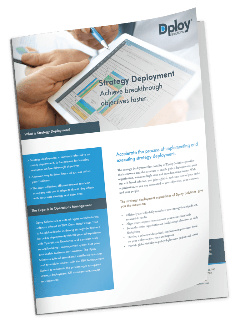 Strategy Deployment - Dploy Solutions